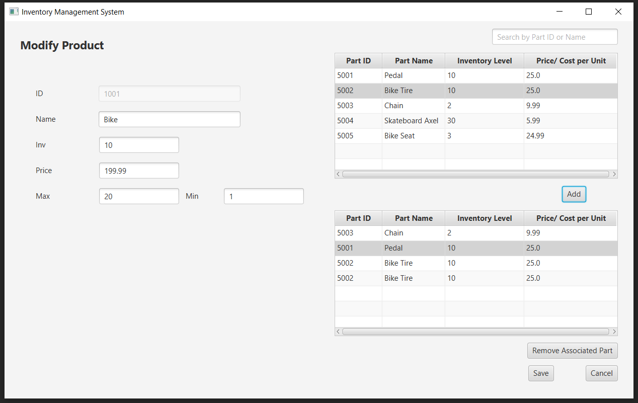 GitHub - NewtonWill/Inventory-Management-System: A system designed to display, modify, and ...