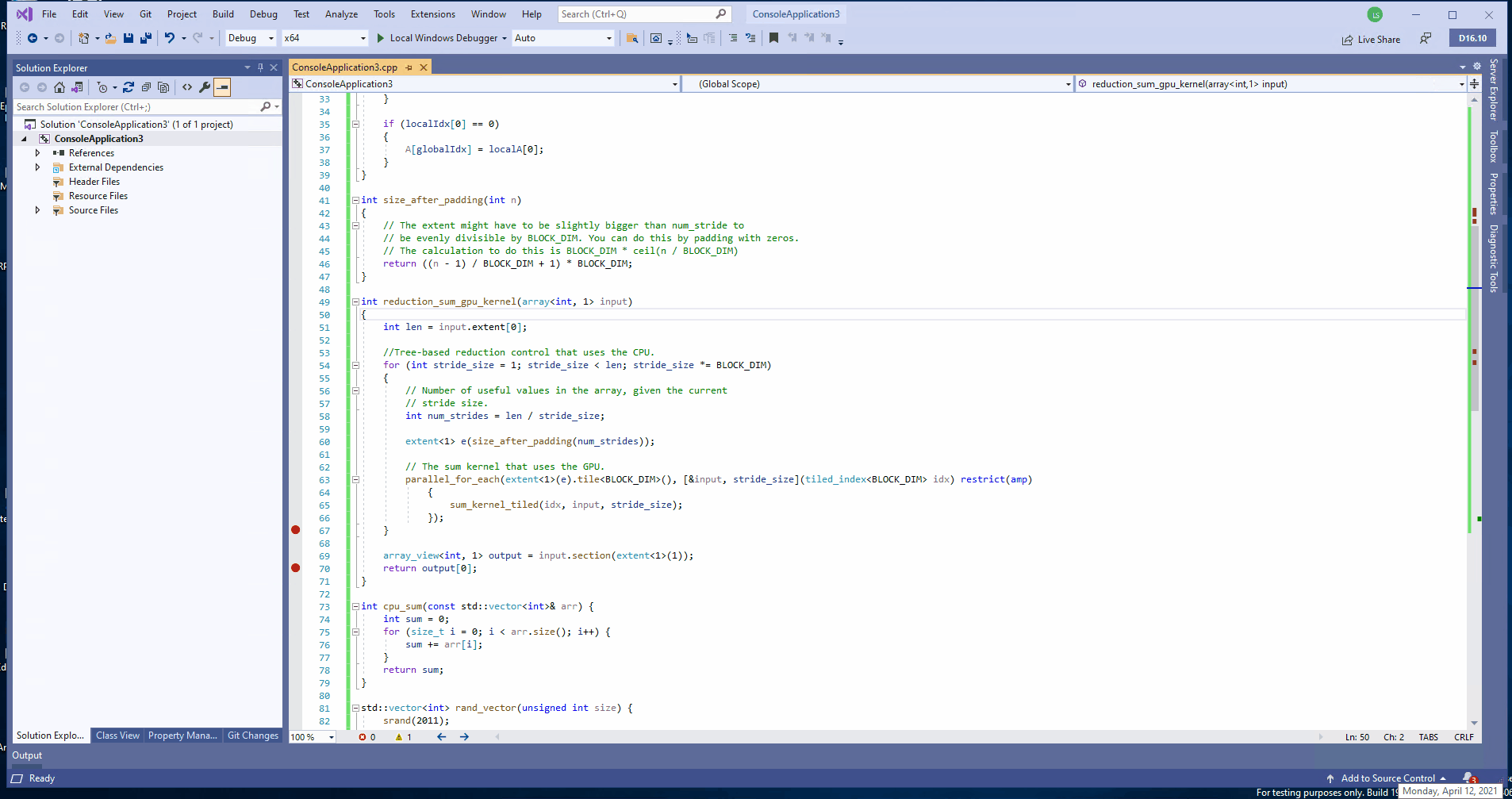 CPU and GPU should be get executed after setting the Debugger Type to "Auto" · Issue #3082 ...