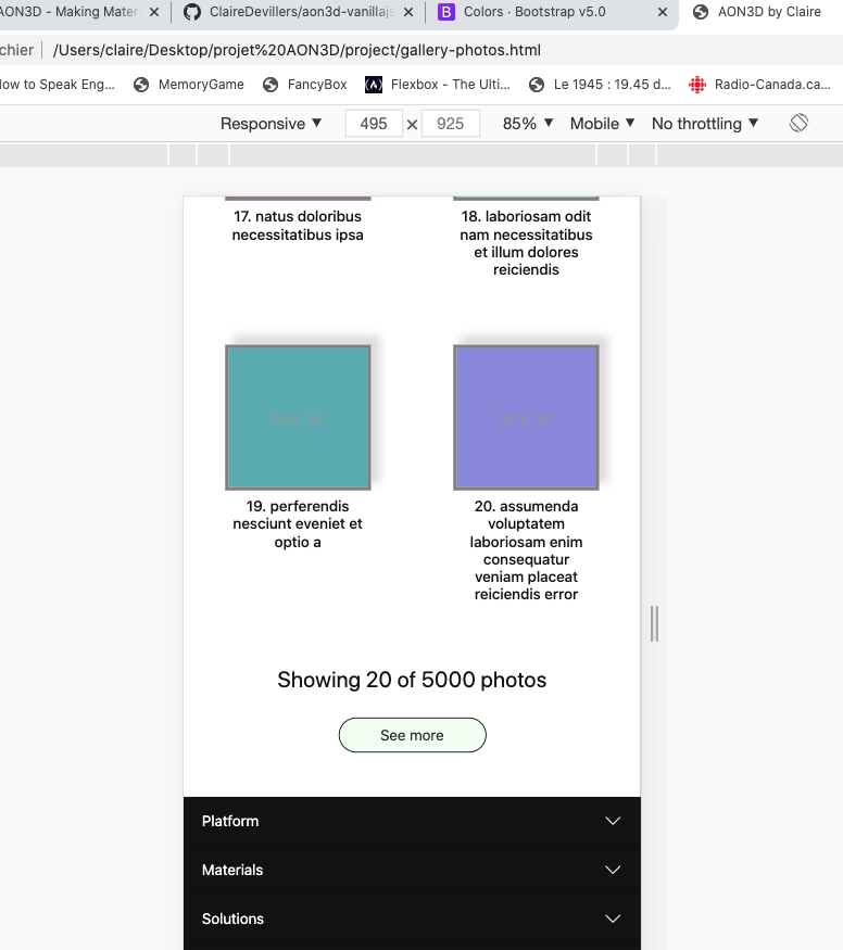 GitHub - ClaireDevillers/aon3d-vanillajs-bootstrap-flexbox