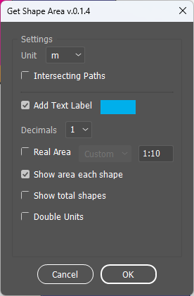 Script to find the area of shapes in Adobe Illustrator · GitHub