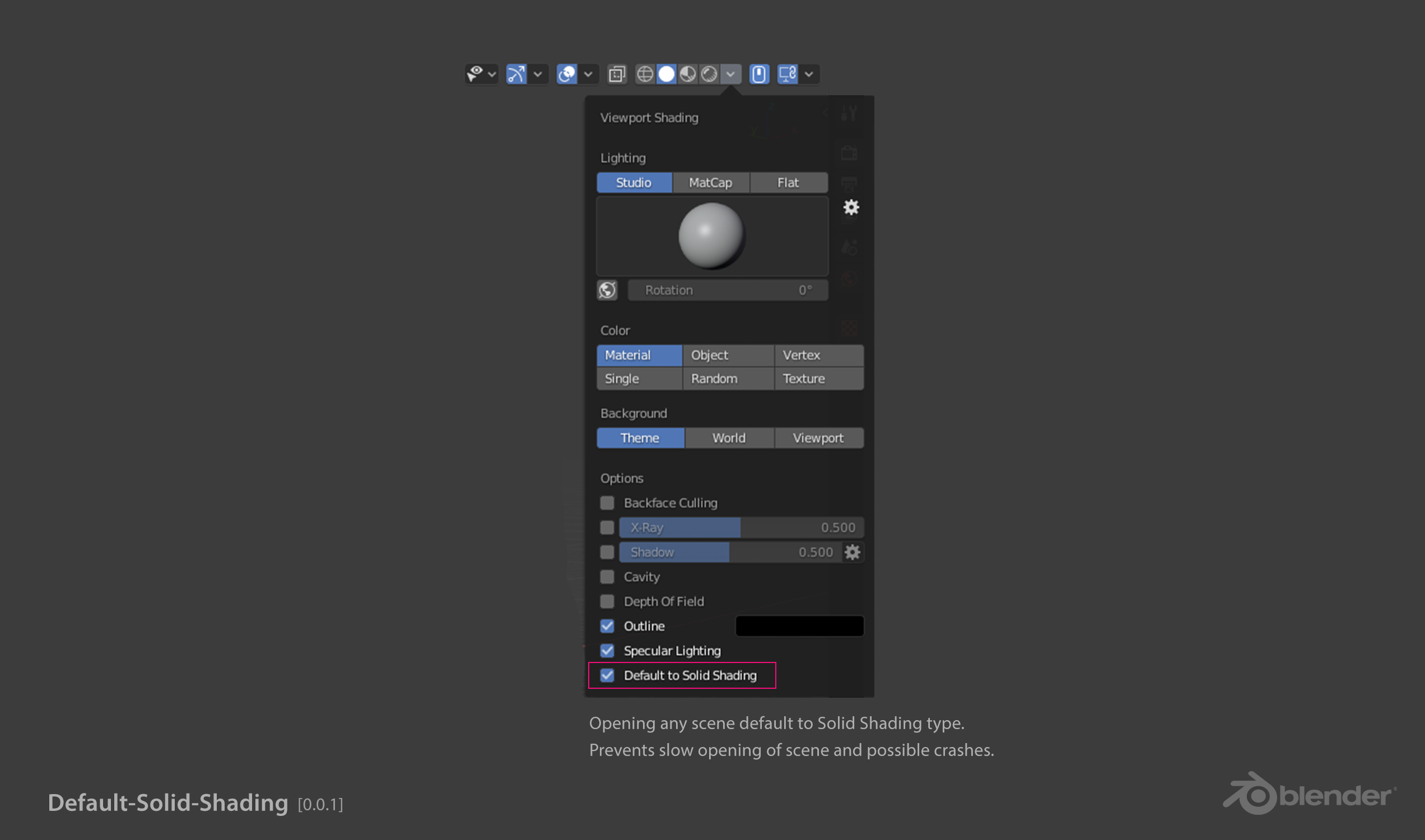 GitHub - schroef/Default-Solid-Shading: Reset the shading type of 3d view to solid shading