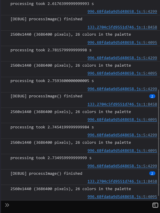 infinite loading Delta E 2000 · Issue #46 · nekowinston/farbenfroh.io ...