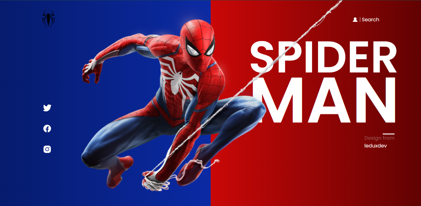 GitHub - luksdev/spiderman-landing: Criação de uma fan page criada com ...