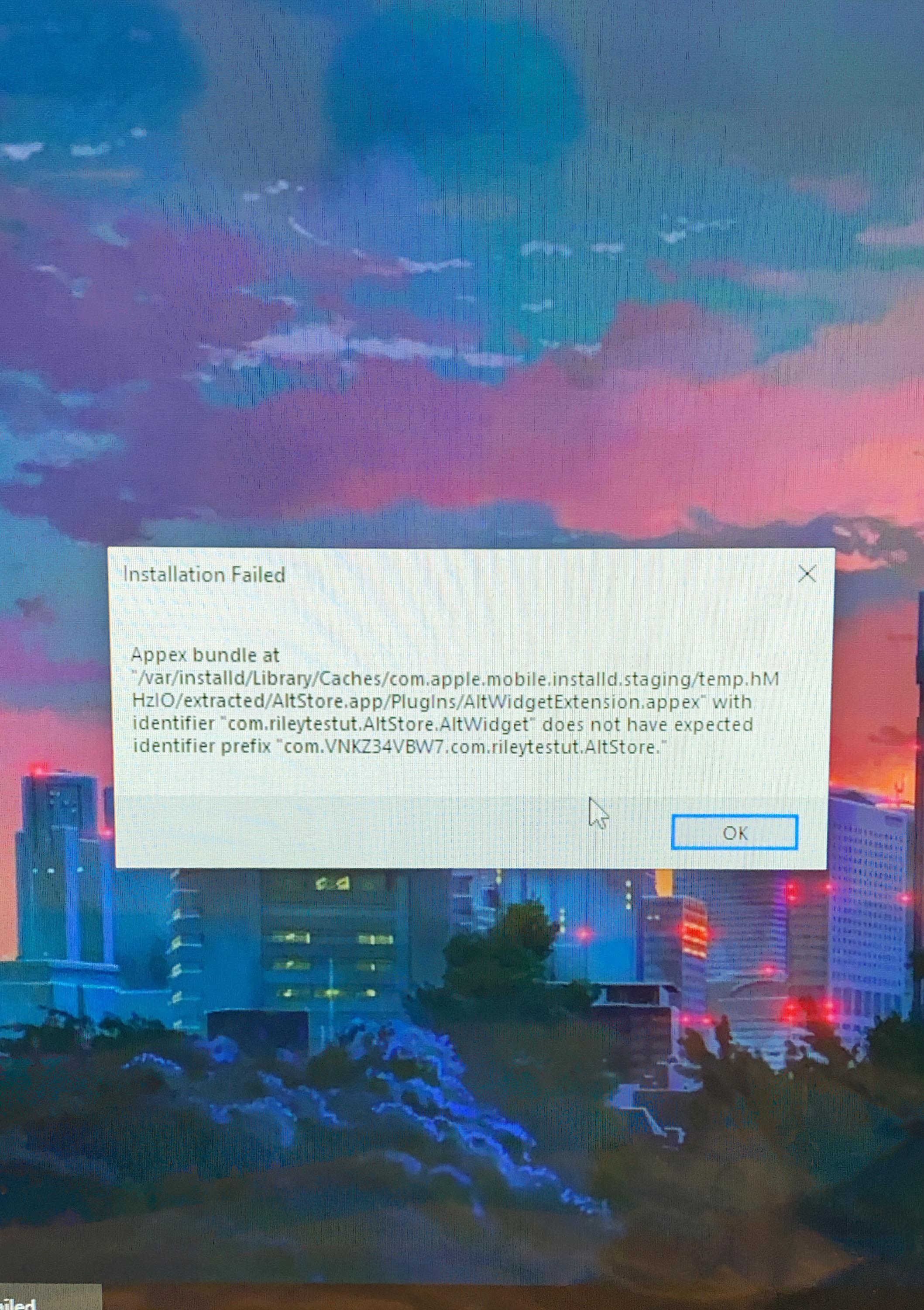 Install Error "Appex bundle at... does not have expected identifier prefix..." · Issue #378 ...