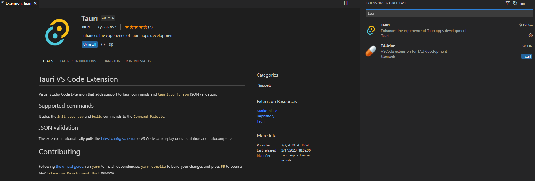 Extension is not verified in vscode marketplace · Issue #235 · tauri ...