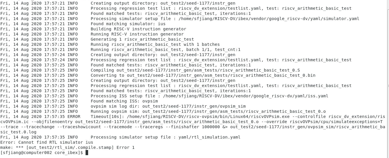RISCV-DV compile issues · Issue #671 · chipsalliance/riscv-dv · GitHub