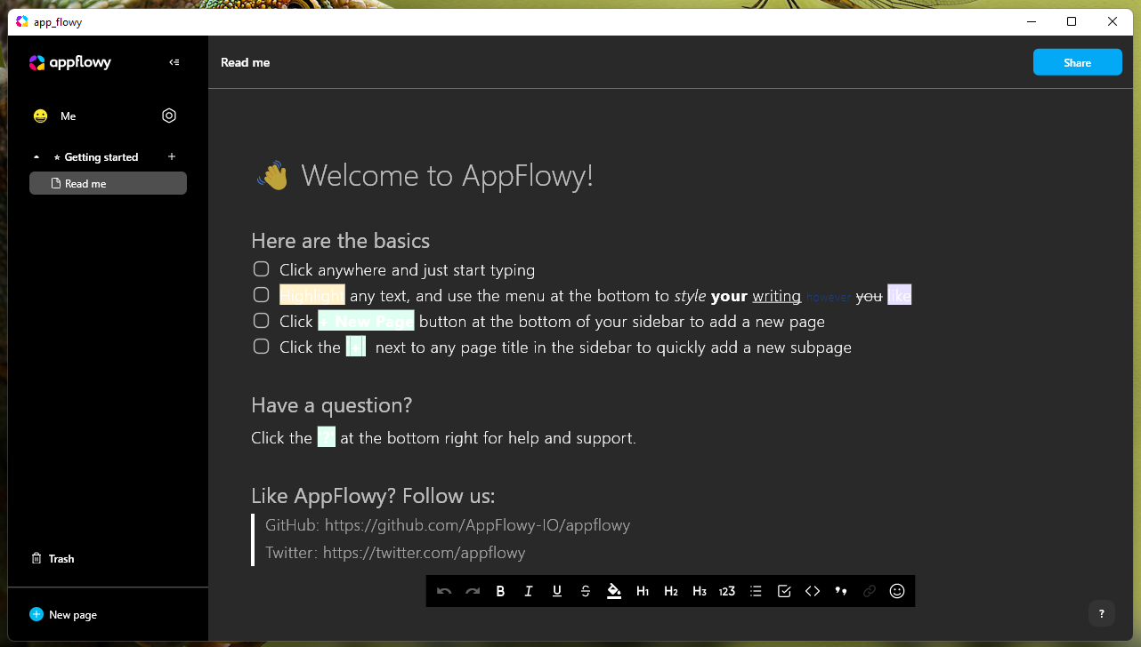 [Bug]: Highlighted words are unreadable on Dark Mode (Windows 11) · Issue #1163 · AppFlowy-IO ...
