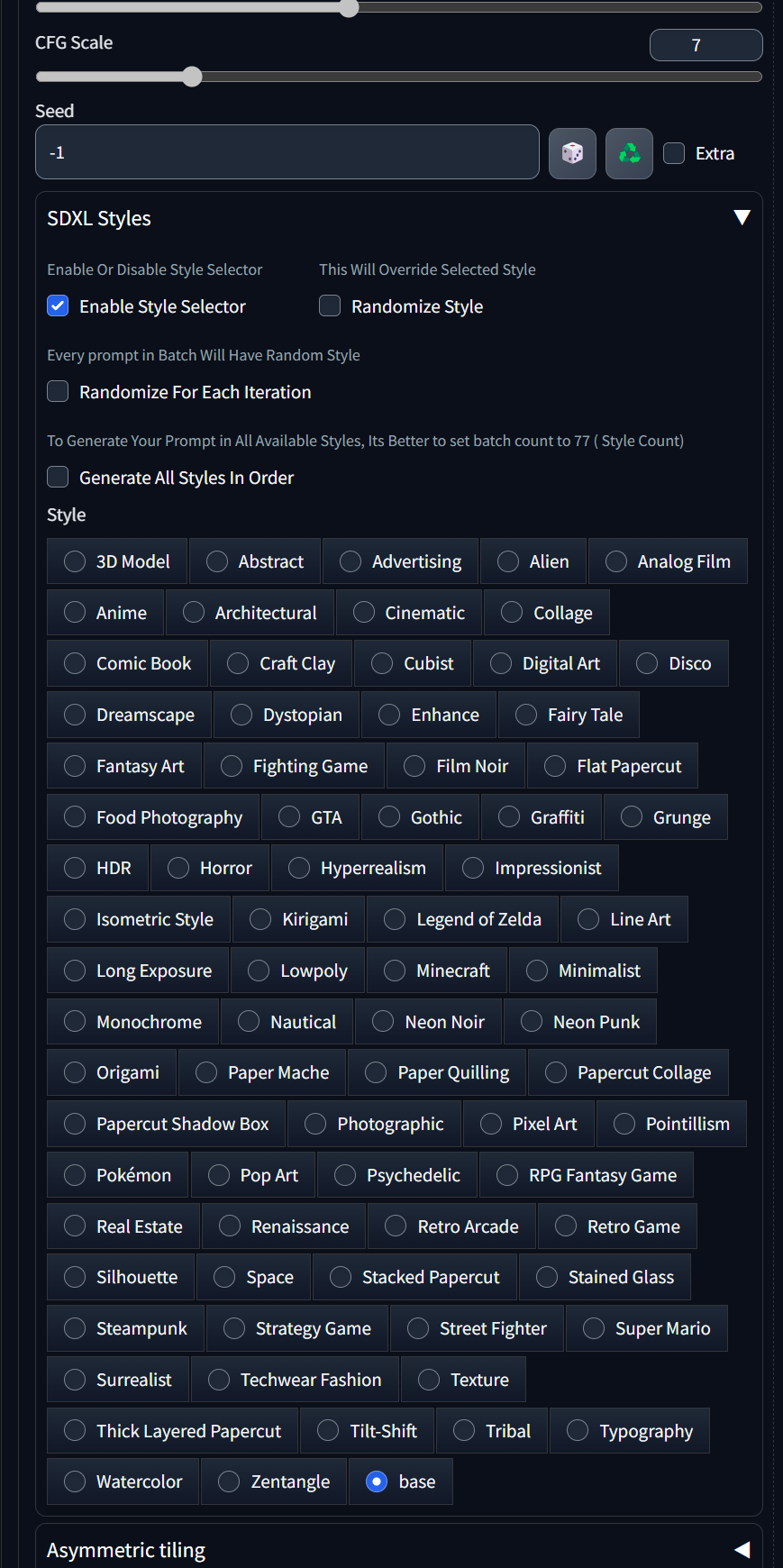 SDXL_Stlyle Group Always Launches Open · Issue #26 · ahgsql/StyleSelectorXL · GitHub