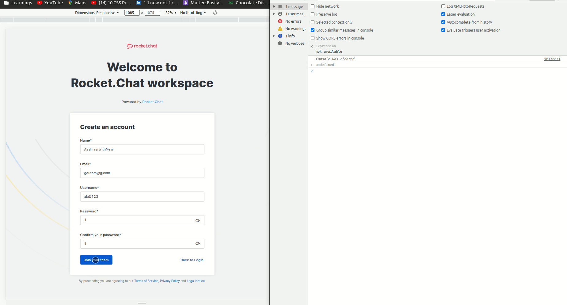No Feedback for invalid password or user Id · Issue #28223 · RocketChat/Rocket.Chat · GitHub