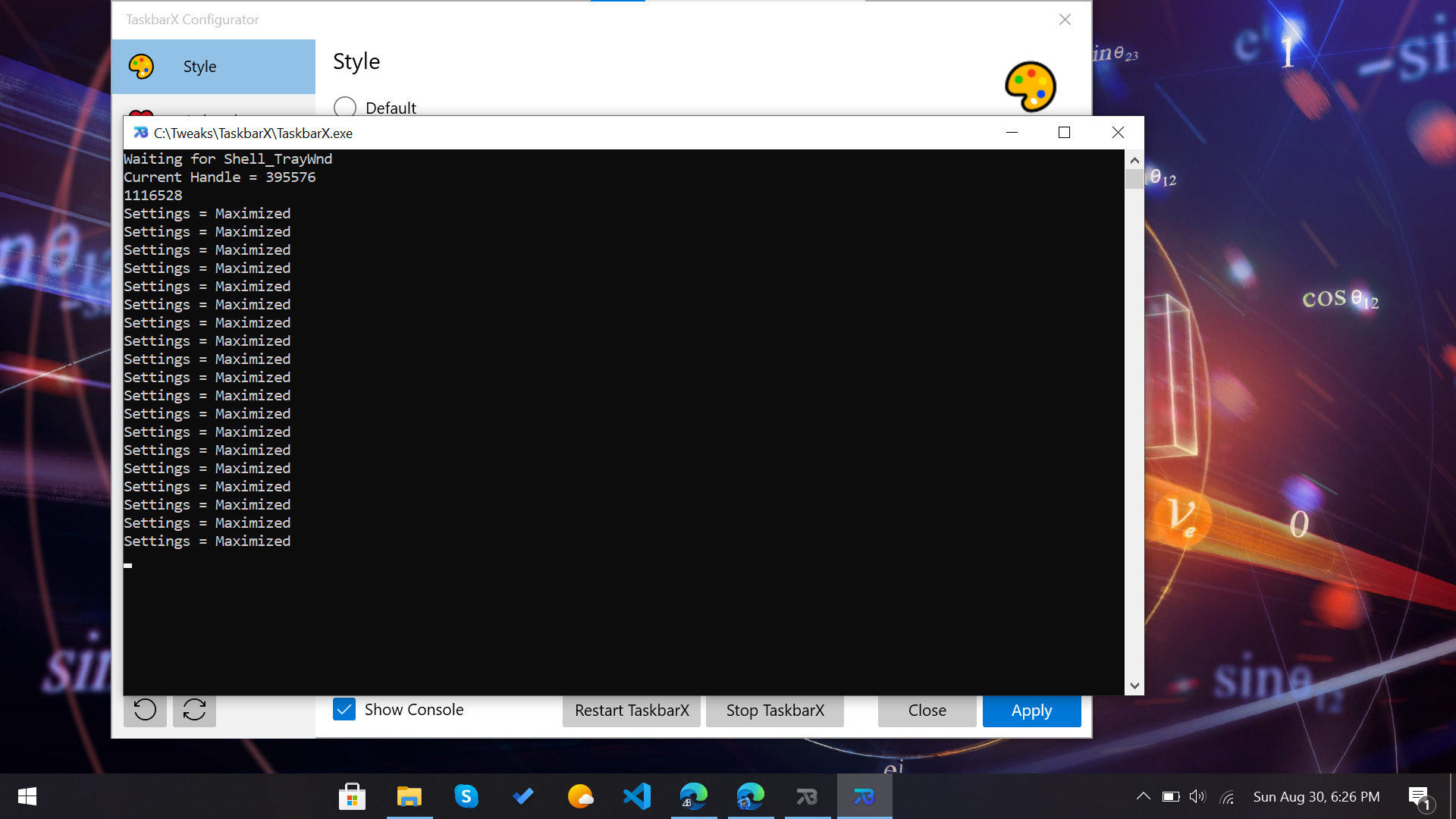 Bug: Switch to Default Taskbar on Maximized Window Not Working · Issue #378 · ChrisAnd1998 ...