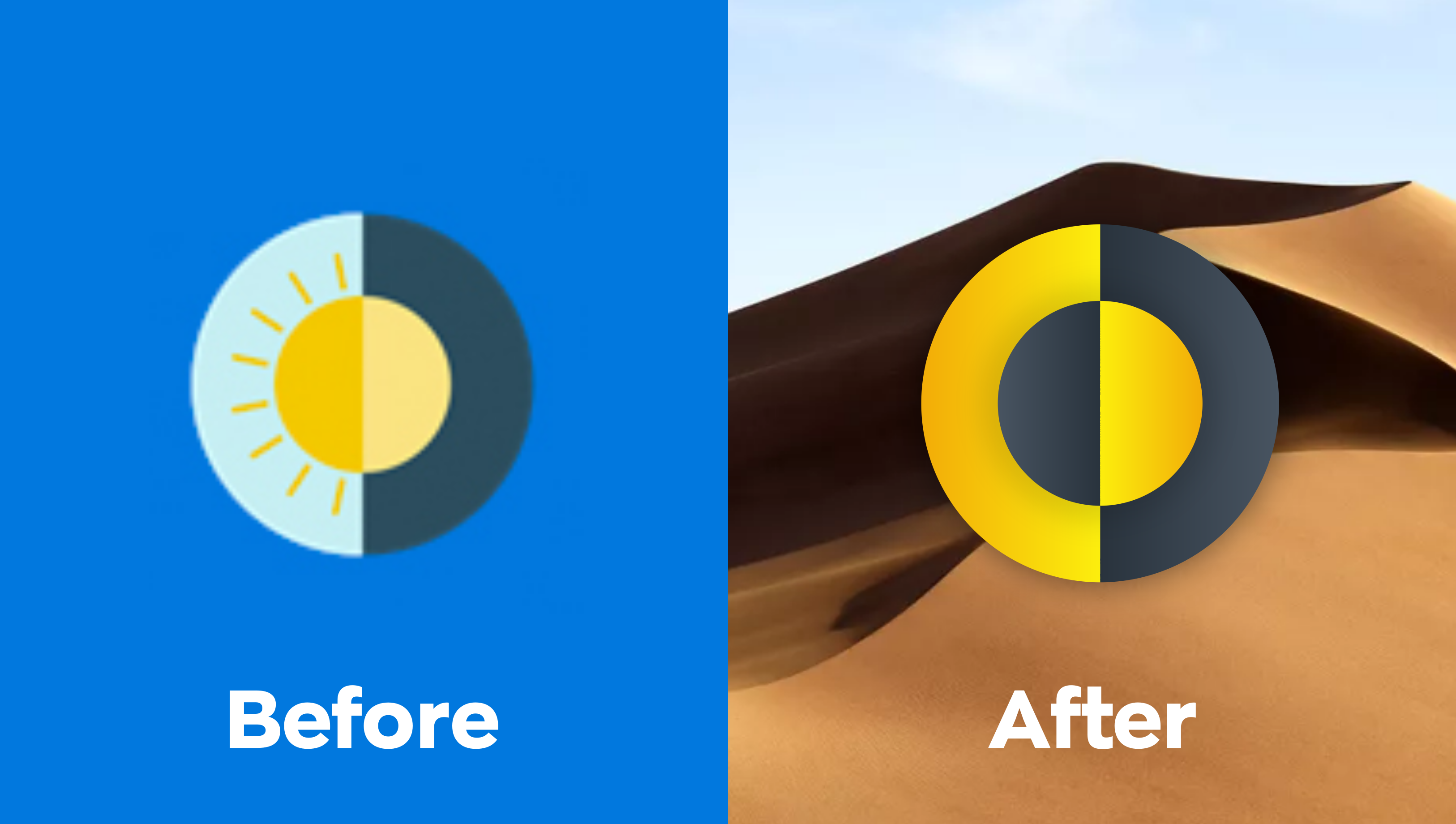 New Fluent Design Logo · Issue #237 · t1m0thyj/WinDynamicDesktop · GitHub