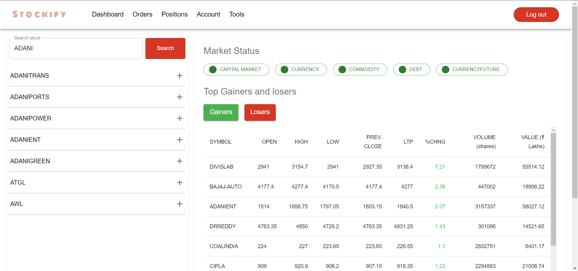 GitHub - Maran1947/Stockify: Stockify is a virtual trading platform ...