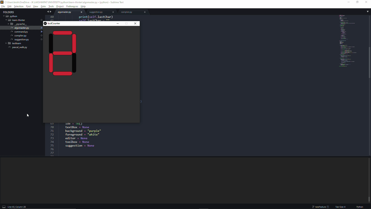 GitHub - krishnajalan/BCD-counter-GUI