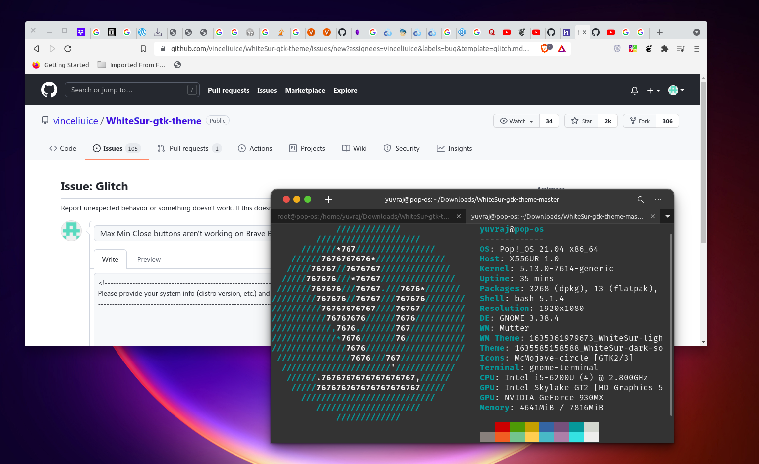 Max Min Close buttons aren't working on Brave Browser. · Issue #483 ...