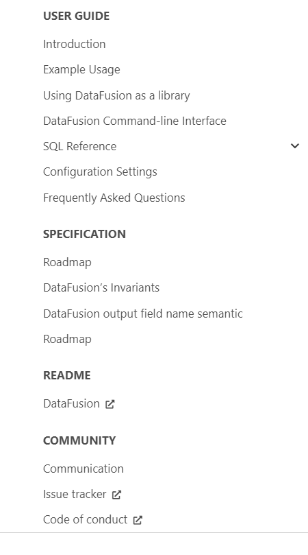 Docs Proposal For Consolidating Docs Into A Contributor Guide · Issue 3127 · Apache Datafusion
