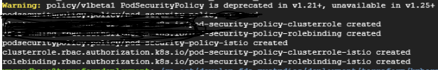 Warning When Psp Pod Security Policy Applied To Istio · Issue 113051 · Kubernetes