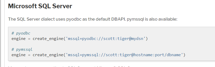Try To Use Mssql As Backend Store But See Error Unexpected Uri Type