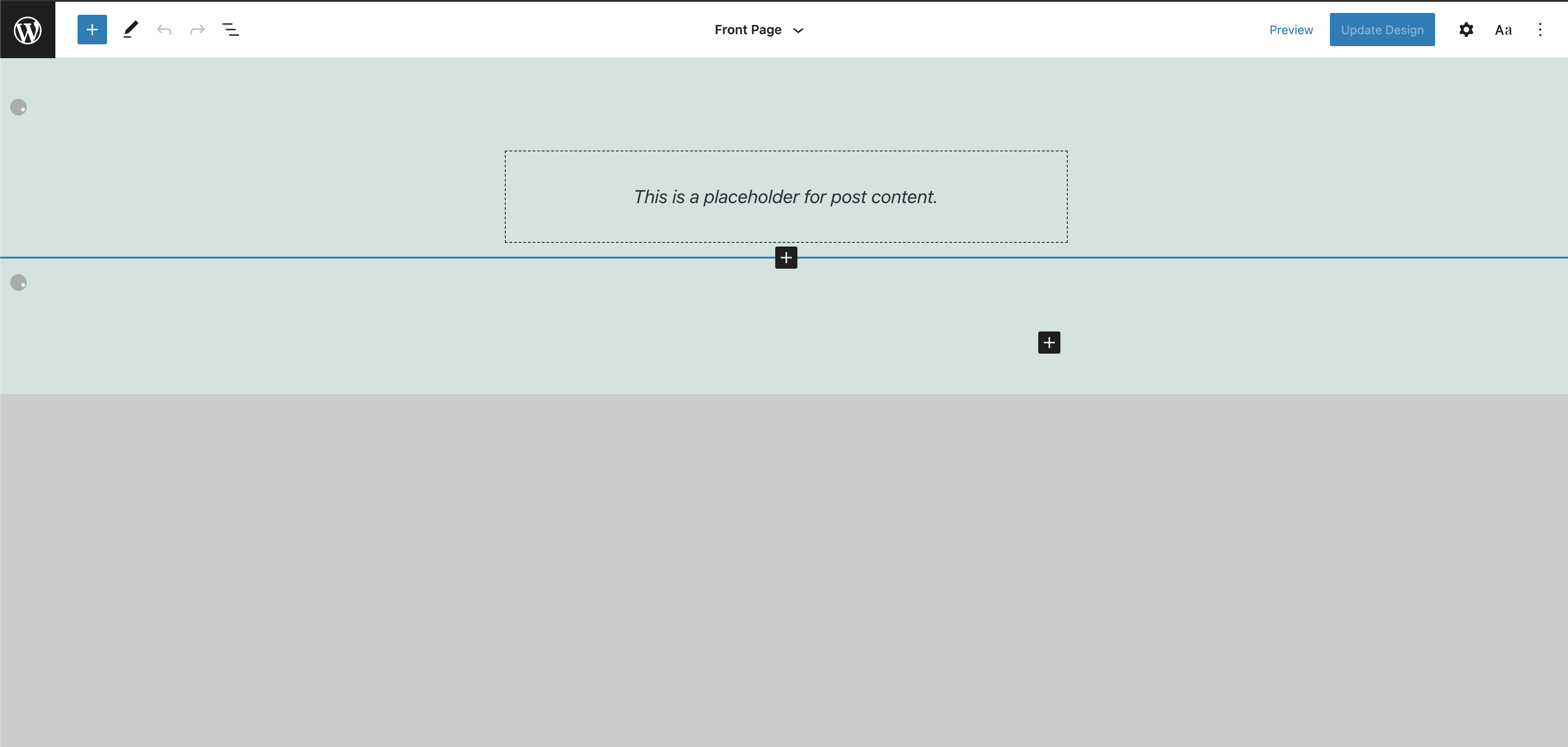 Site Editing: Header and Footer template areas stuck in perpetual ...