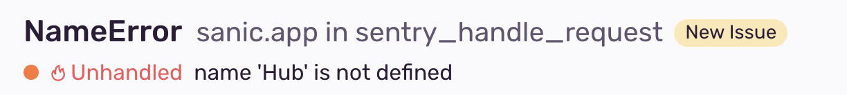 21.9.0 Breaks Sentry Integration · Issue #2250 · sanic-org/sanic · GitHub