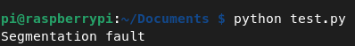 Segmentation fault in pyrealsense2 Raspberry PI · Issue #12404 · IntelRealSense/librealsense ...