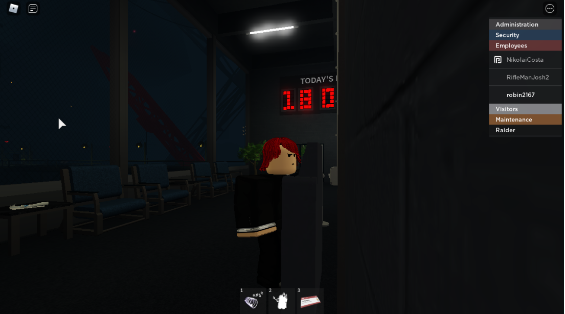 [BUG] Some of the keycard readers on the double door is not at the wall ...