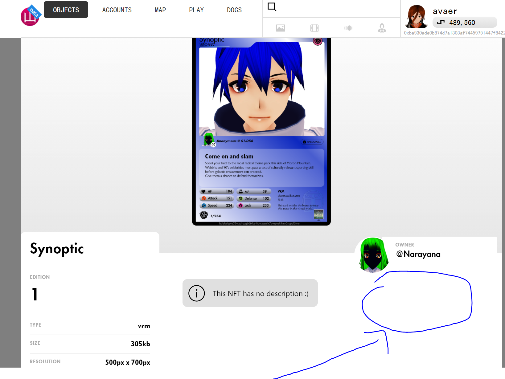 App: cards minter should be shown under owner · Issue #1188 · webaverse/app · GitHub