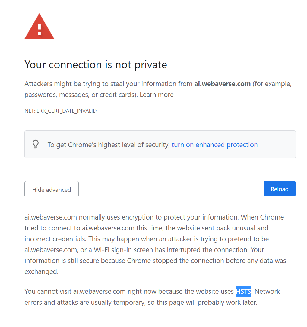 Remove HSTS · Issue #2324 · webaverse/app · GitHub