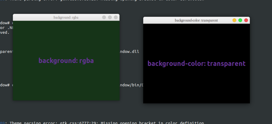 Transparent color is not working in Ubuntu · Issue #215 · GtkSharp/GtkSharp · GitHub