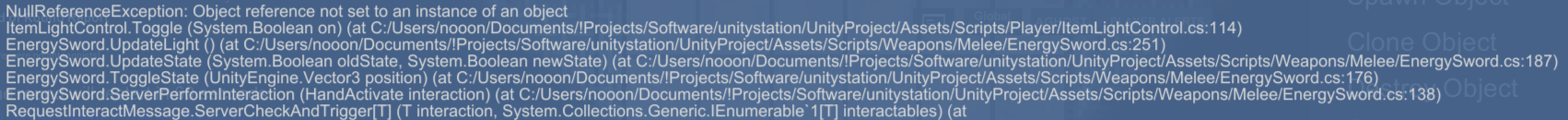 Esword/FlashLight bug · Issue #4044 · unitystation/unitystation · GitHub