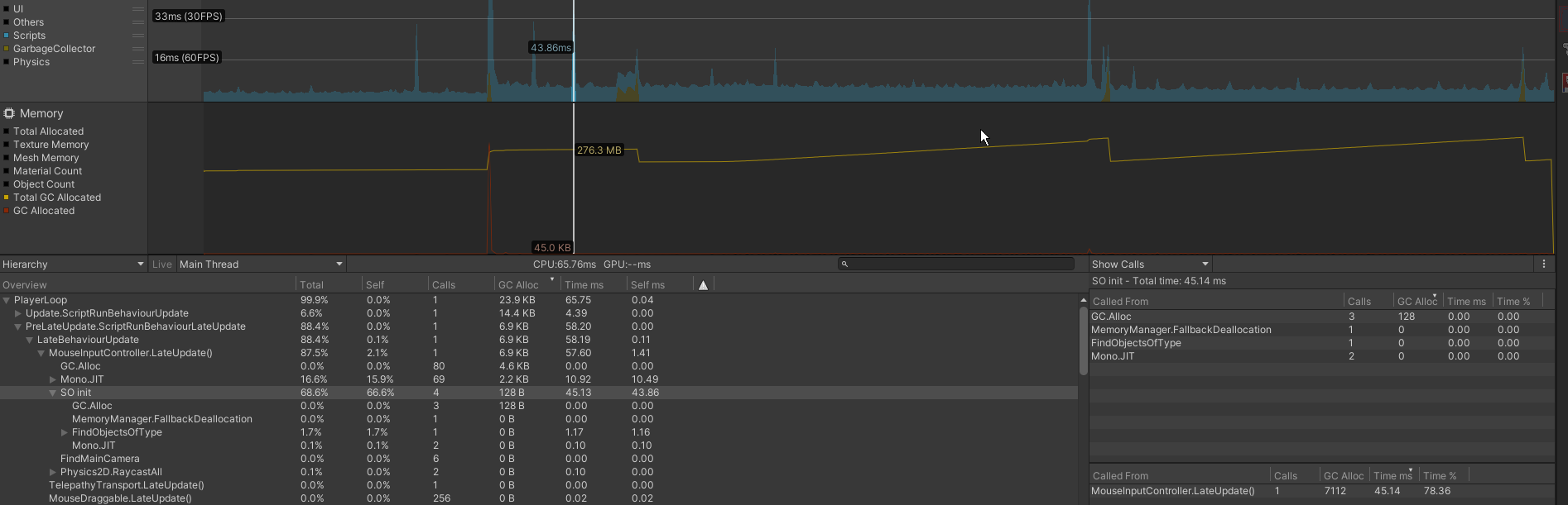 ScriptableObject Singletons causing slight frame hitch when it tries to ... ScriptableObject Singletons causing slight frame hitch when it tries to ...
