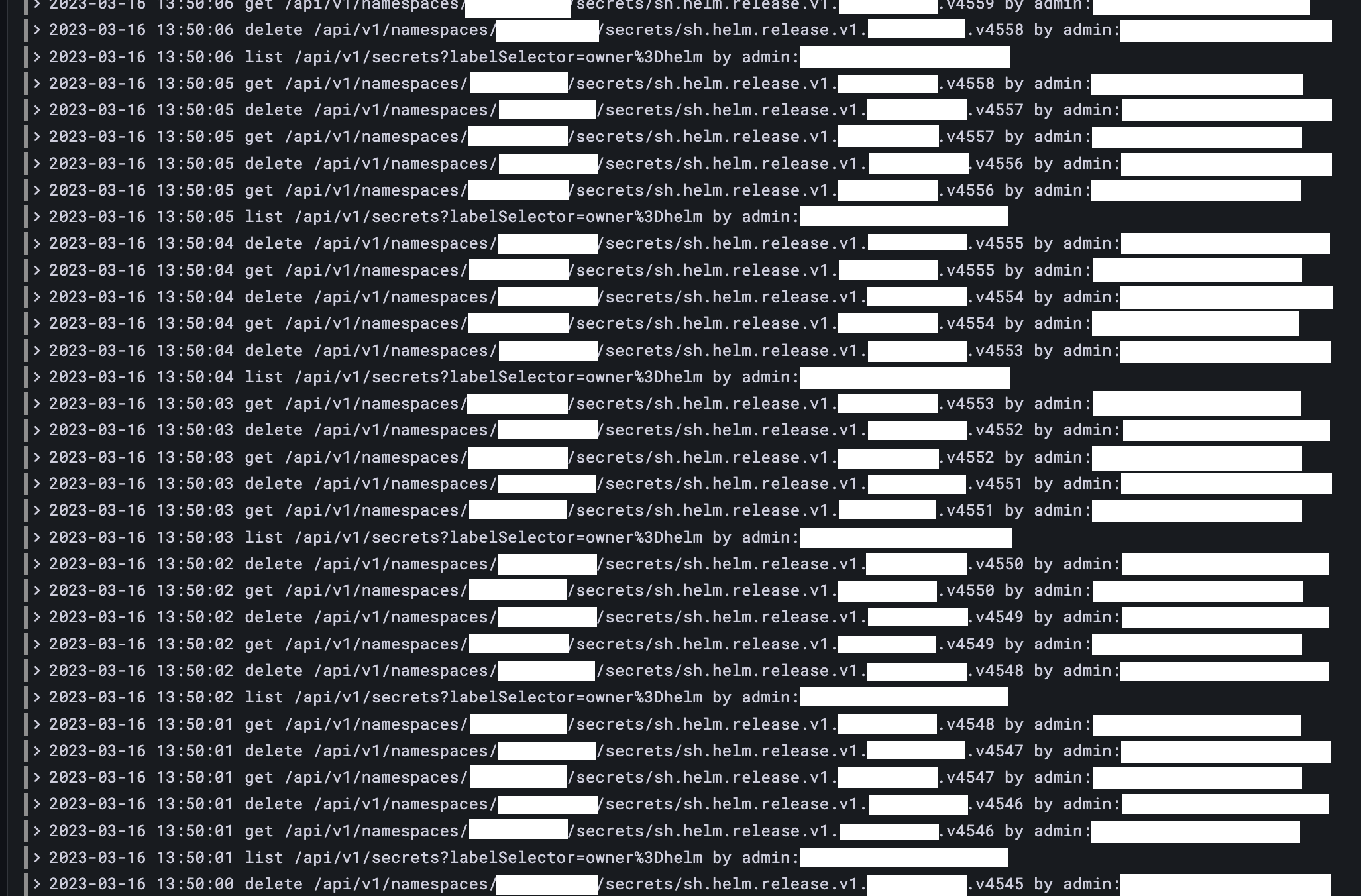Uninstalling Helm release via Lens creates DoS on API server · Issue ...