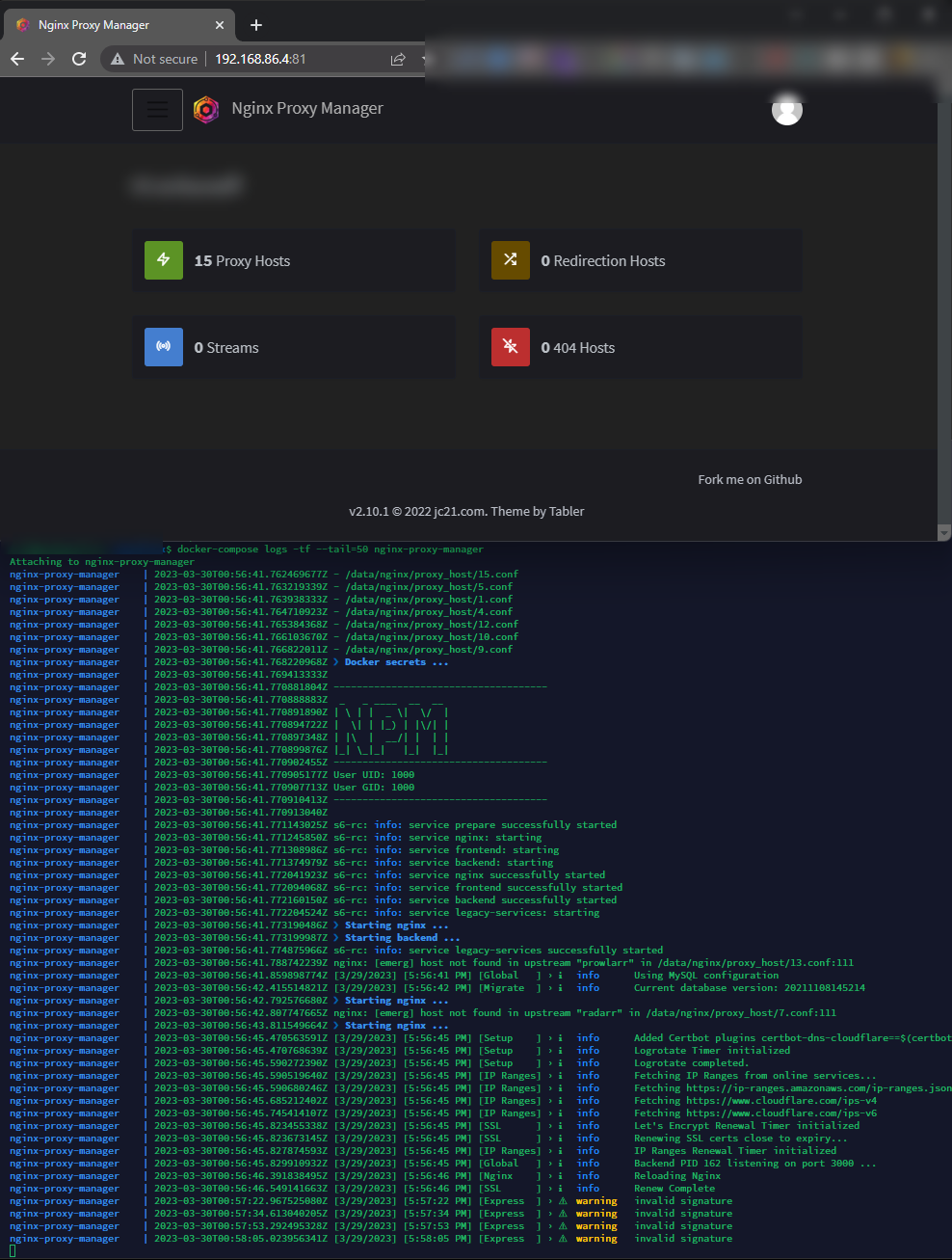 [Express ] › ⚠ warning invalid signature · Issue #2688 ...