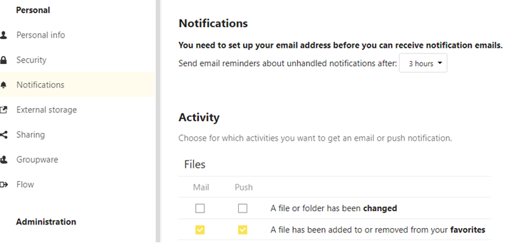 no notification for favourited files and folders · Issue #649 · nextcloud/activity · GitHub
