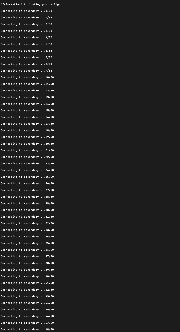 Register CLI - Issues · Issue #263 · atsign-foundation/at_libraries ...
