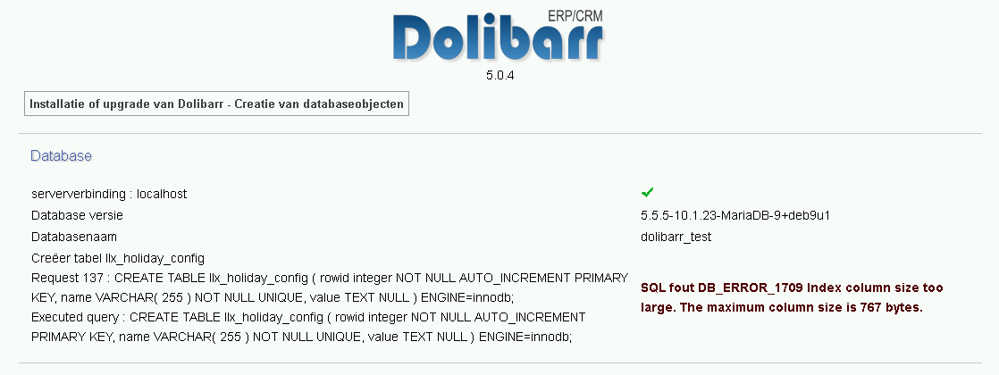 Index Column Size Too Large On Install · Issue 7240 · Dolibarrdolibarr · Github 3449