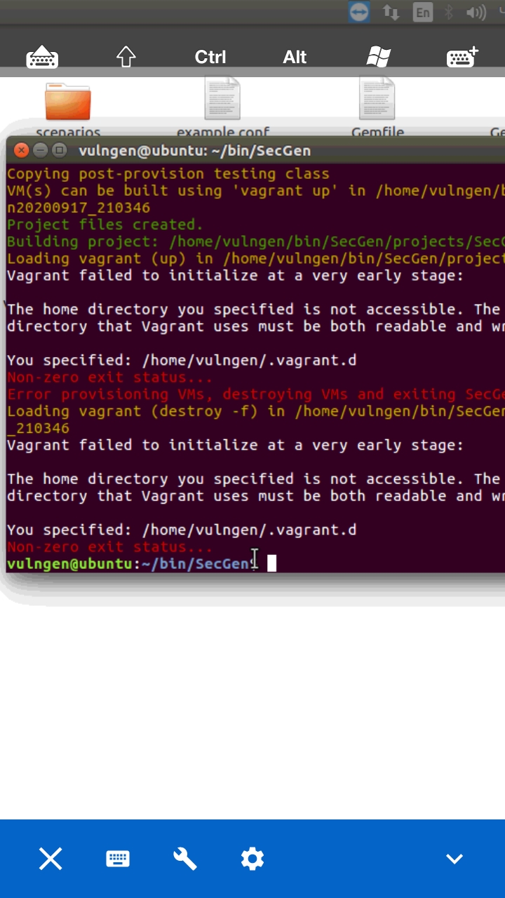 Non - zero exit status · Issue #181 · cliffe/SecGen · GitHub