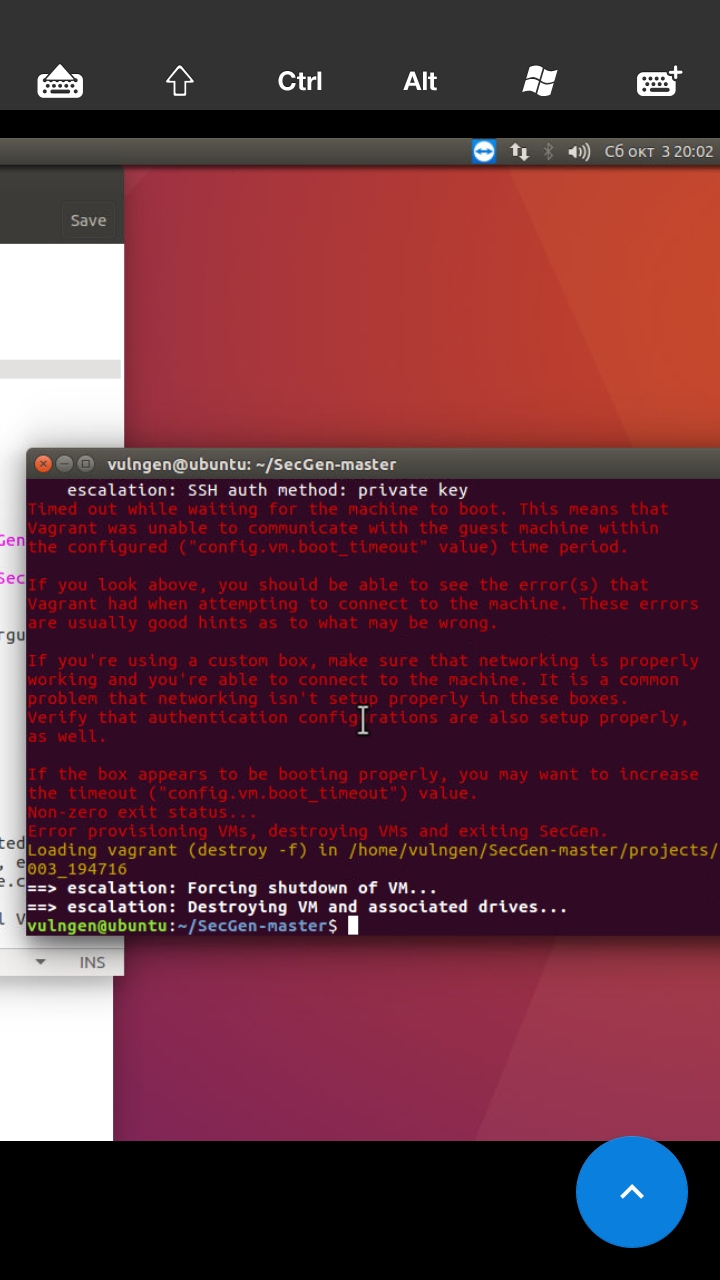 Non - zero exit status · Issue #181 · cliffe/SecGen · GitHub