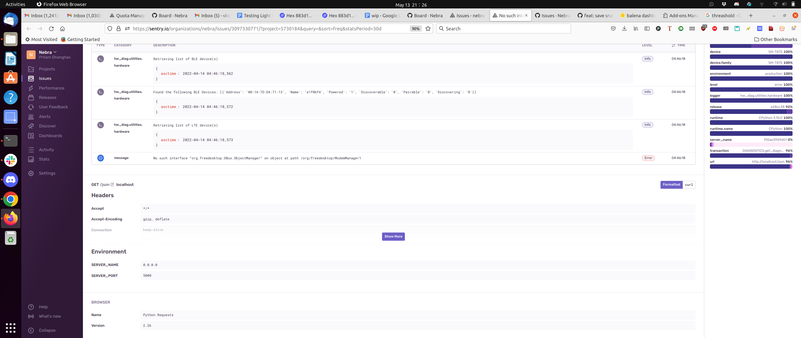 No such interface “org.freedesktop.DBus.ObjectManager” on object at path /org/freedesktop ...