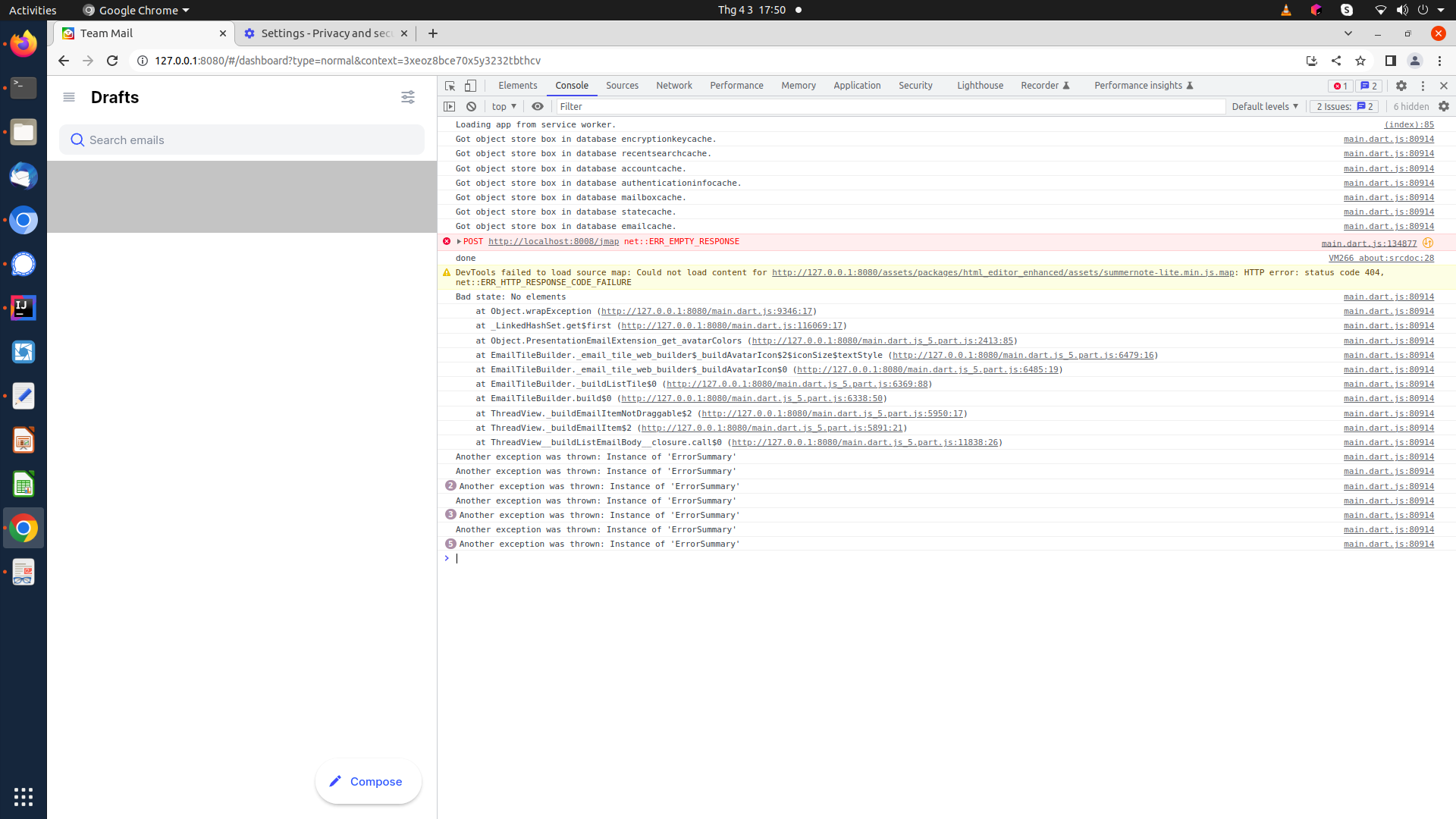 [CYRUS] Grey bar... · Issue #1706 · linagora/tmail-flutter · GitHub