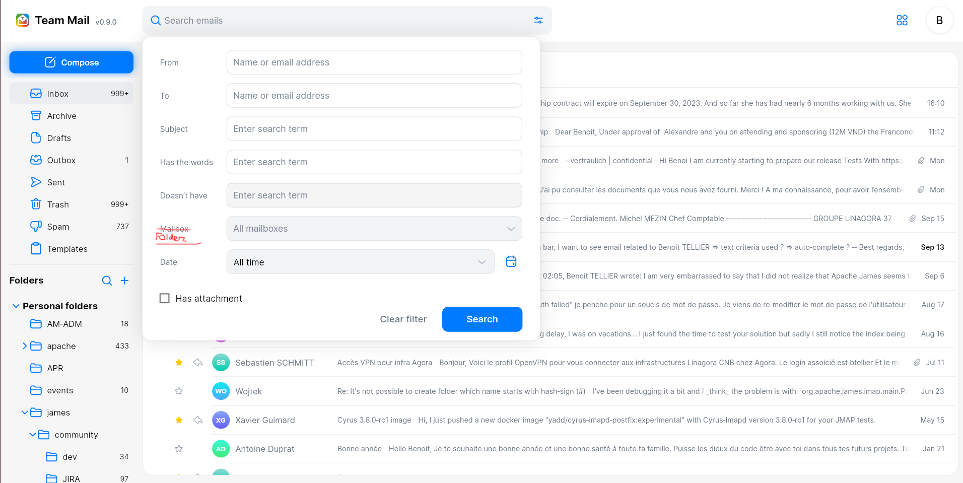 mailbox => folder · Issue #2156 · linagora/tmail-flutter · GitHub