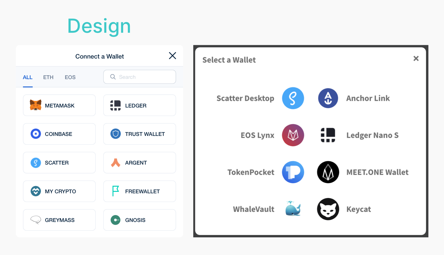 UI - Connect Wallet · Issue #34 · bancorprotocol/webapp · GitHub
