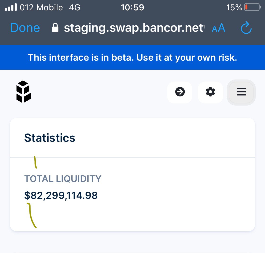 UI - Data - Tokens/Pools Table · Issue #91 · bancorprotocol/webapp · GitHub