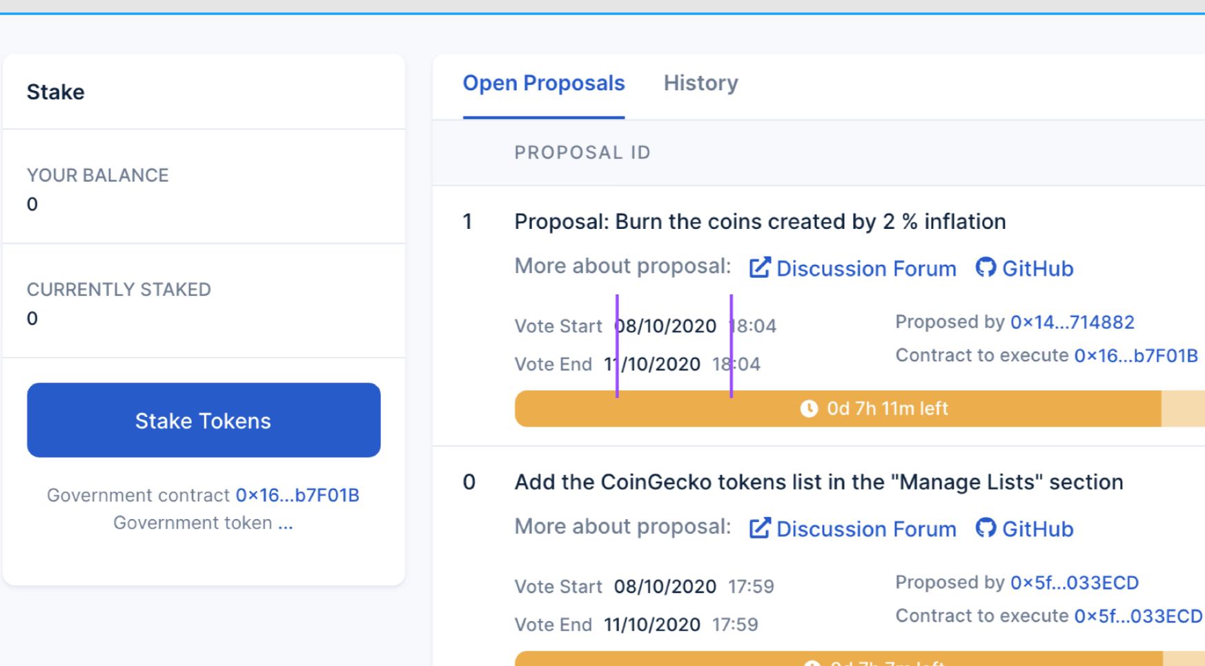 Governance UI fixes · Issue #268 · bancorprotocol/webapp · GitHub