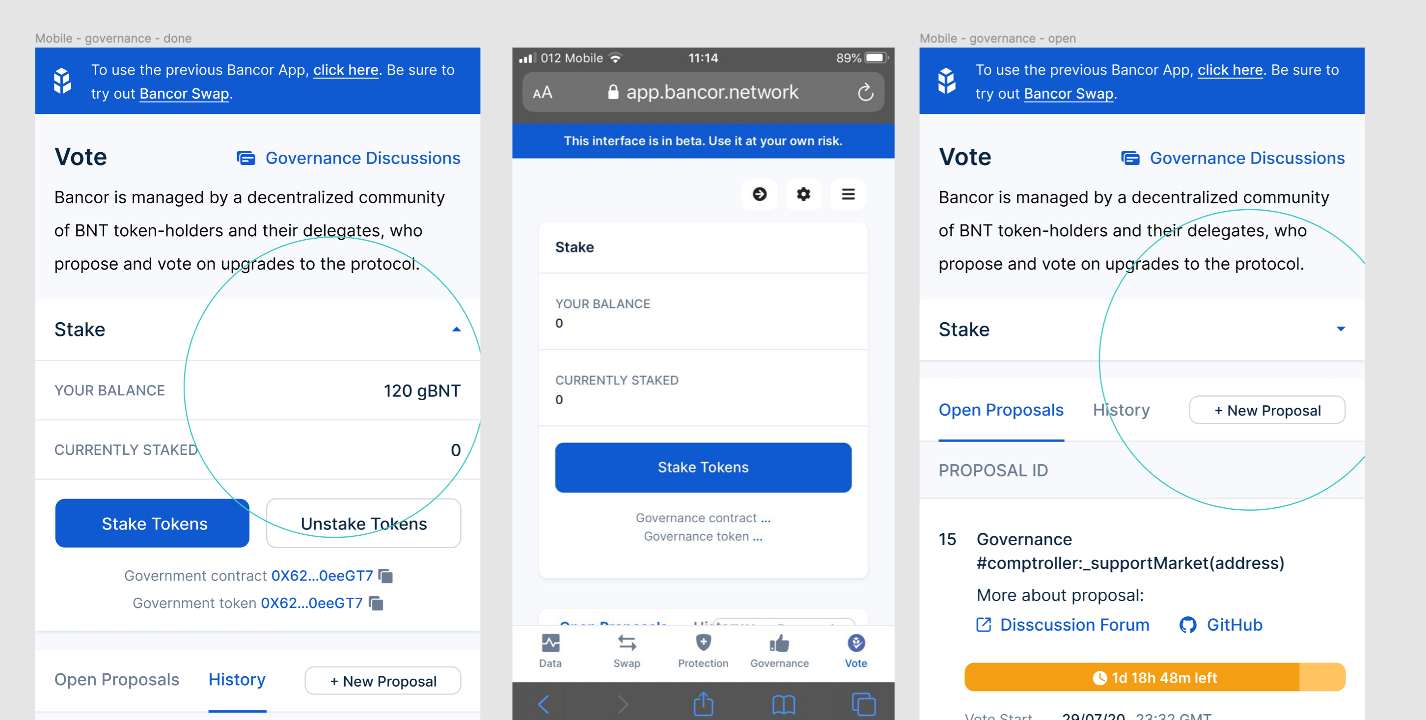 Governance UI fixes · Issue #268 · bancorprotocol/webapp · GitHub