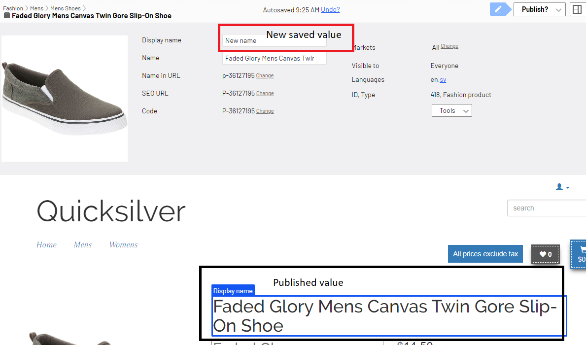 Catalog content in On-Page Edit only show published version · Issue #75 · episerver/netcore ...