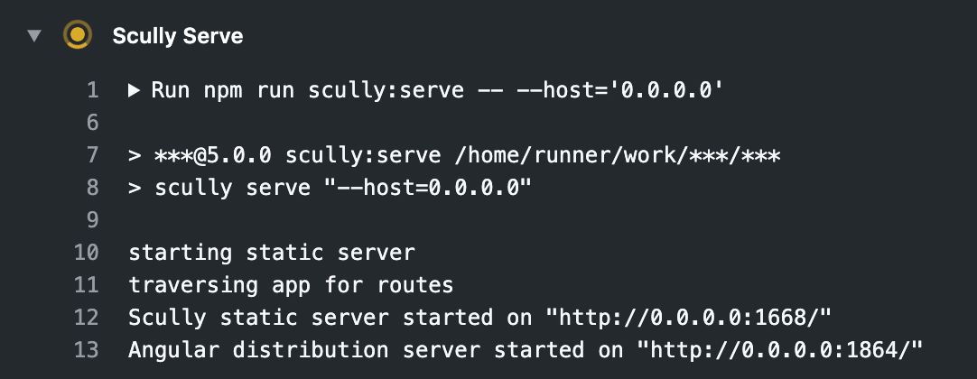 Scully Doesn't work with Github Actions {Tried with --host as well} · Issue #461 · scullyio ...