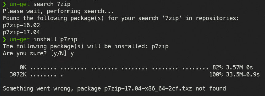 un-get fails to install tgz packages · Issue #8 · ich777/un-get · GitHub