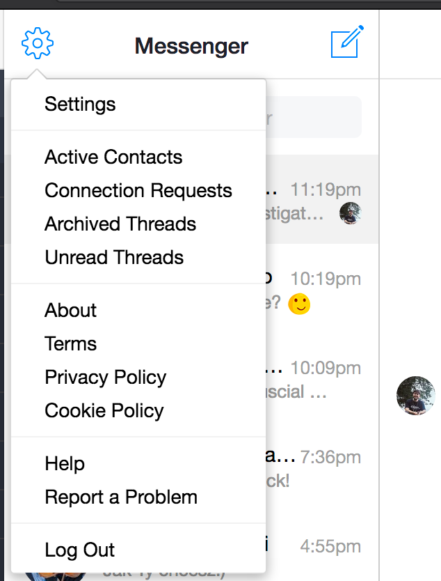 Missing Messenger menu in Caprine · Issue #352 · sindresorhus/caprine · GitHub