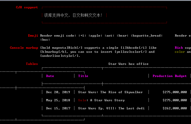 Table border cannot be aligned in windows 7 cmd · Issue #100 · Textualize/rich · GitHub