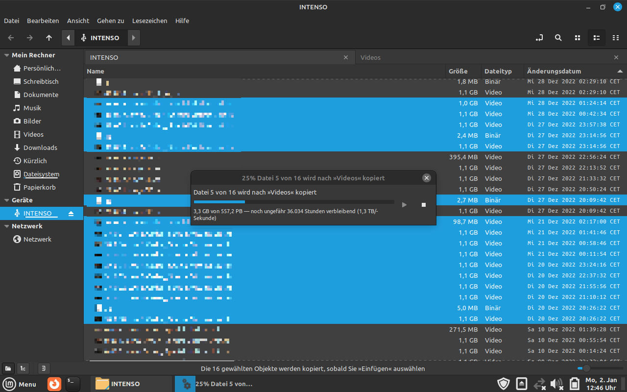 Progress Window On Copying Shows Incorrect Figures · Issue 3154 